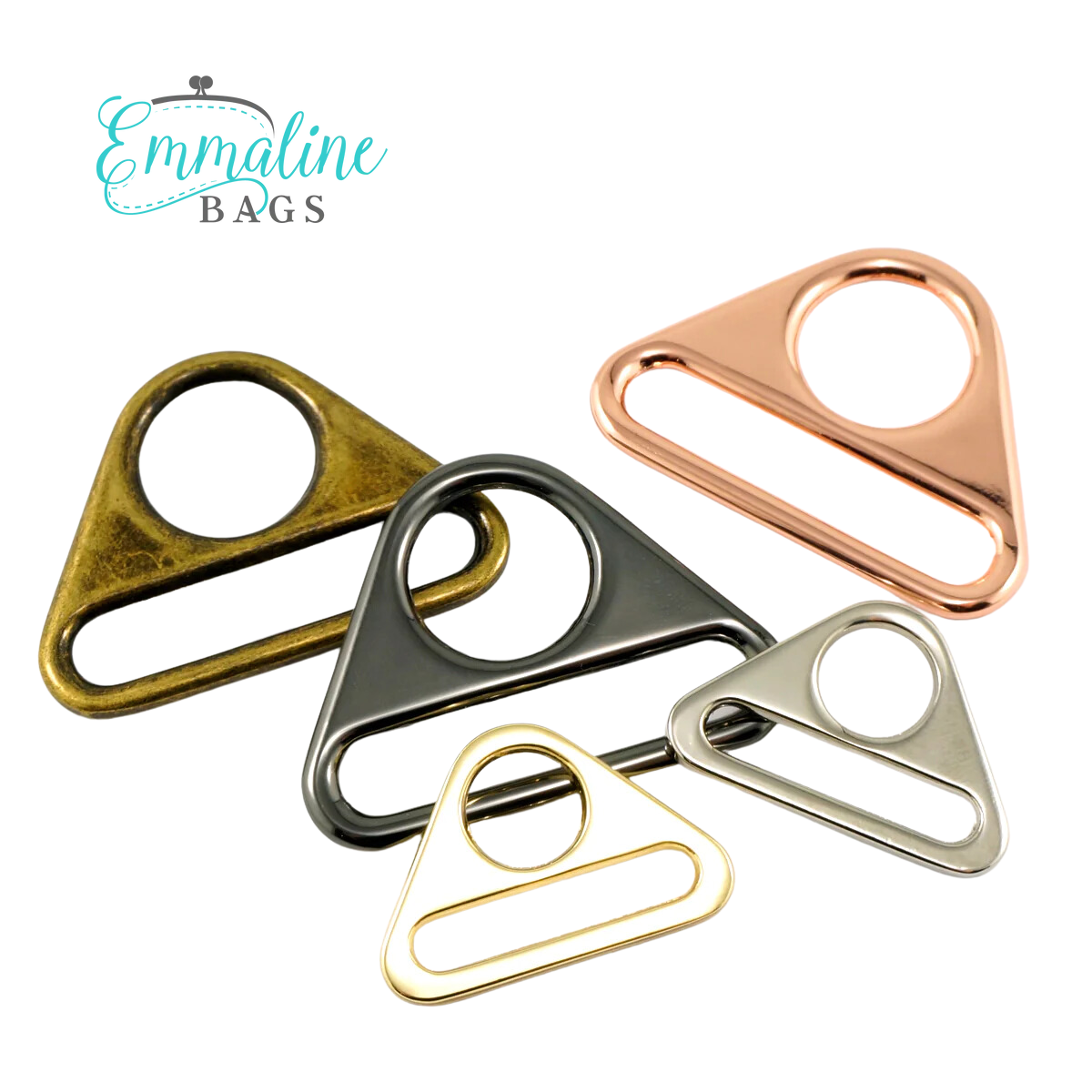 Triangle Rings (2 pack) - 1 1/2 Inch – Zipper Valley