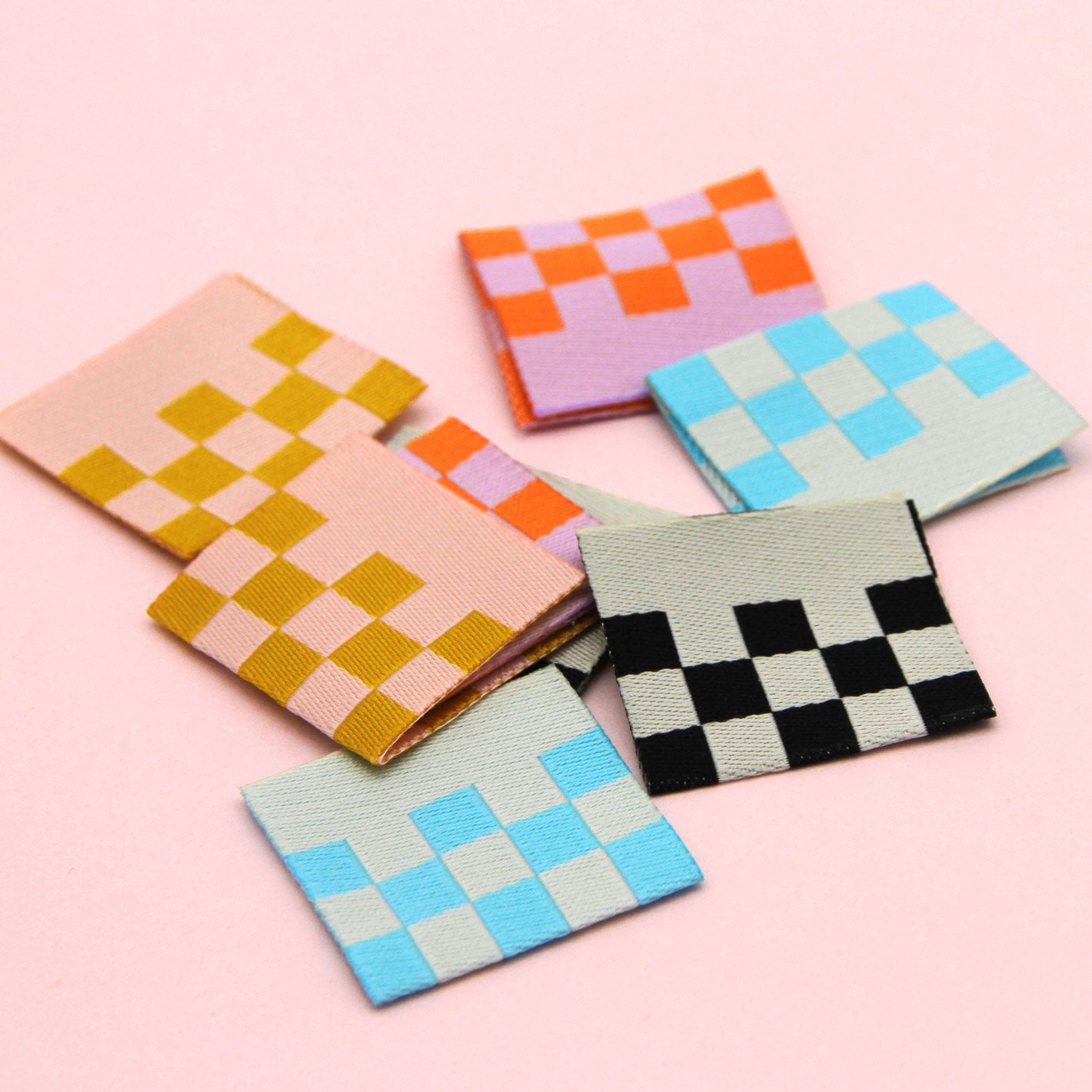 Checkerboard Multipack - Woven Labels – Zipper Valley