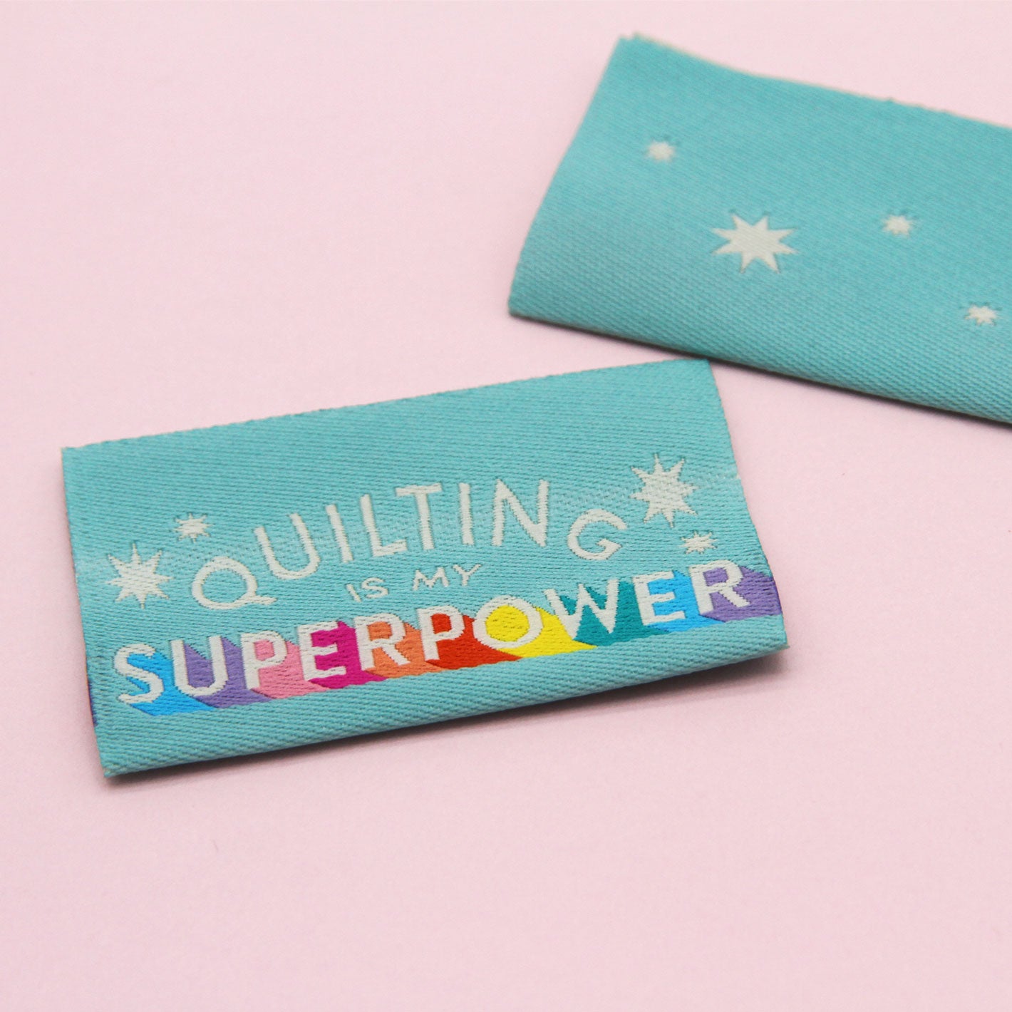 Quilting Is My Superpower - Woven Labels – Zipper Valley